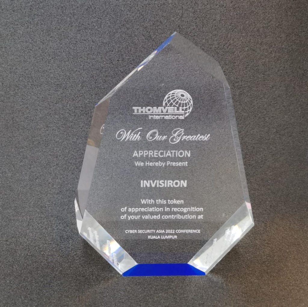Cyber Security Asia 2022 - Invisiron